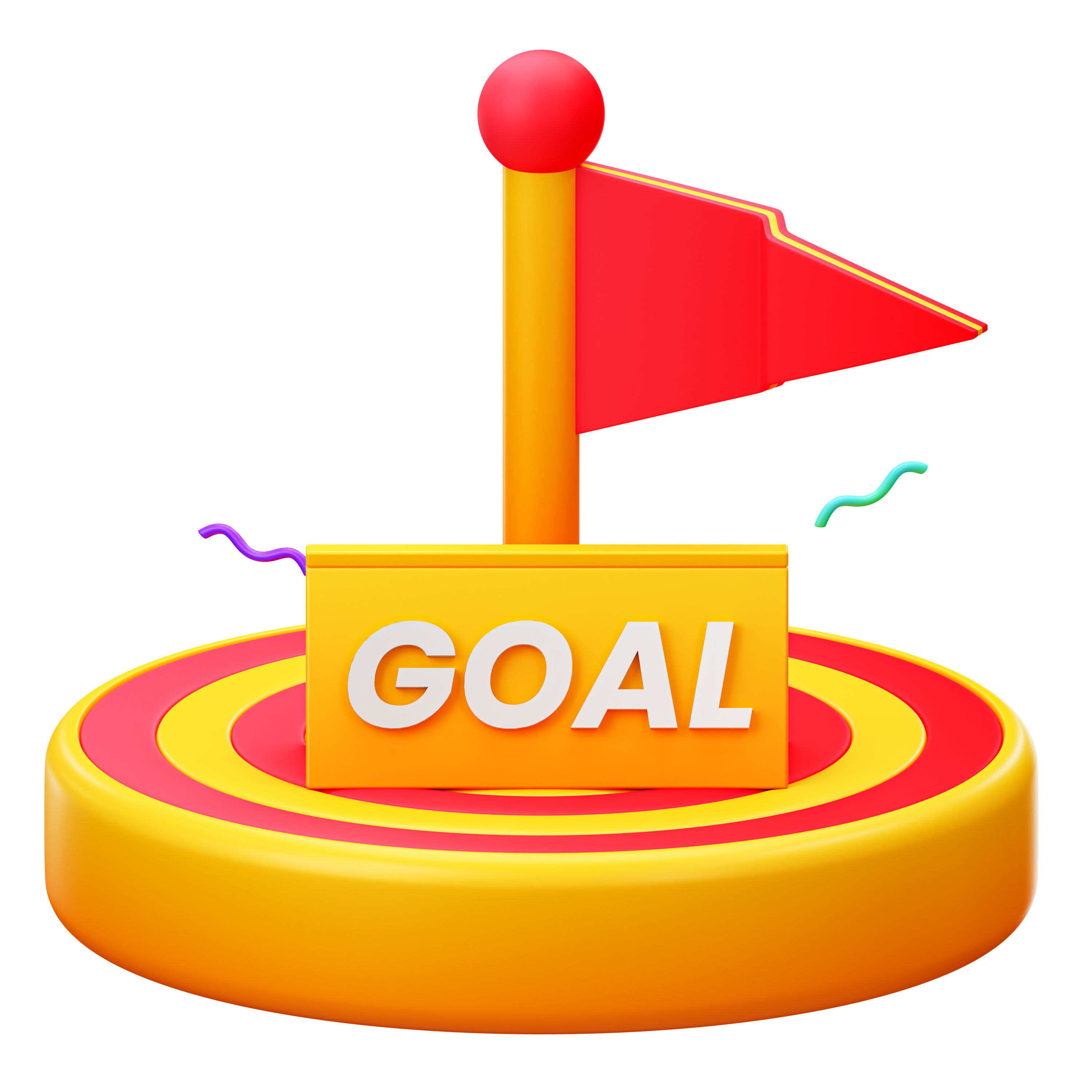 Business Achieving The Goal 3D Icon 3D model rigged | CGTrader