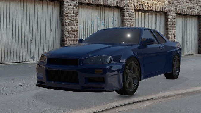 3D model Nissan Skyline VR / AR / low-poly | CGTrader