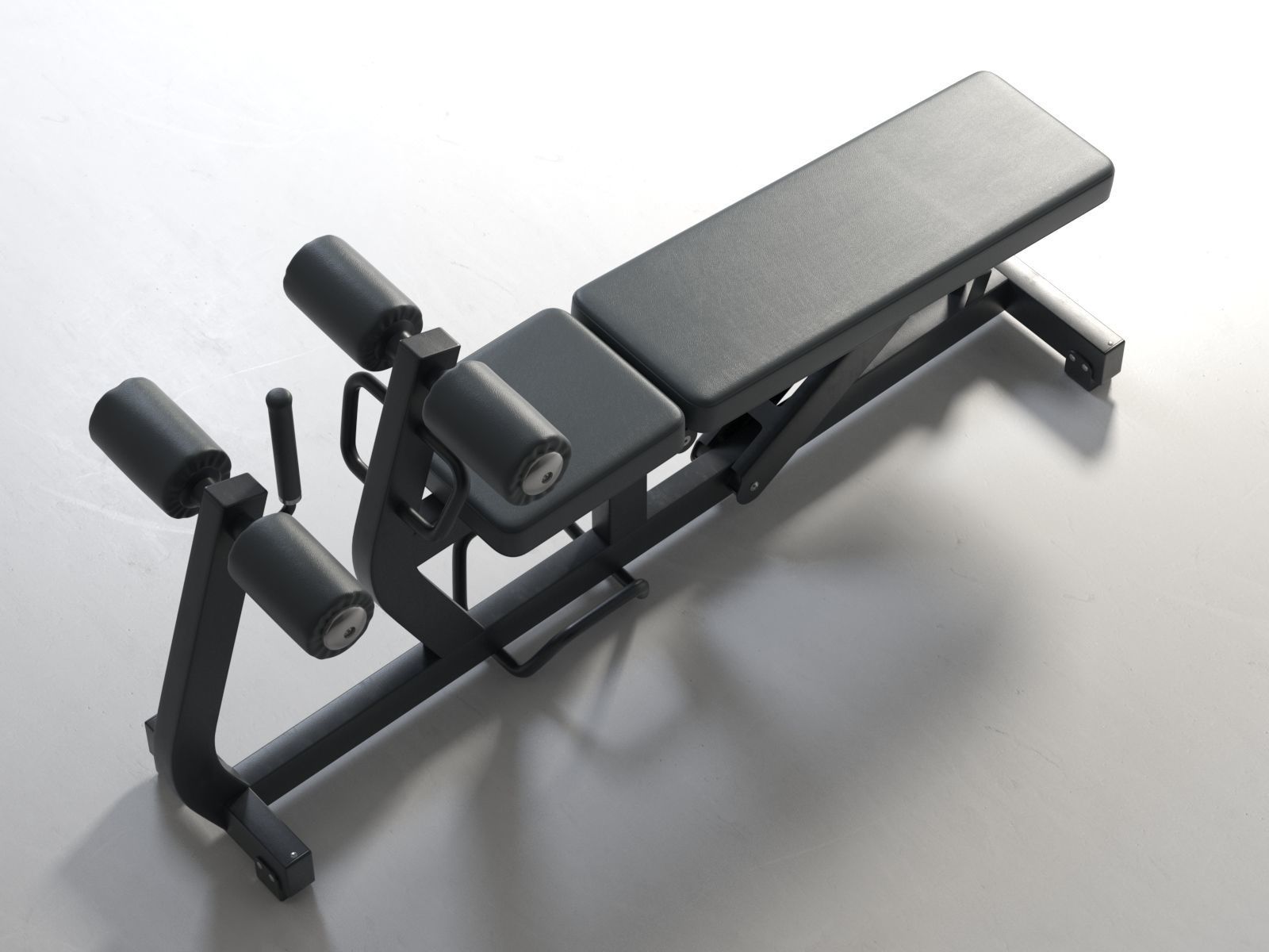 Abdominal Crunch Bench 3D model | CGTrader