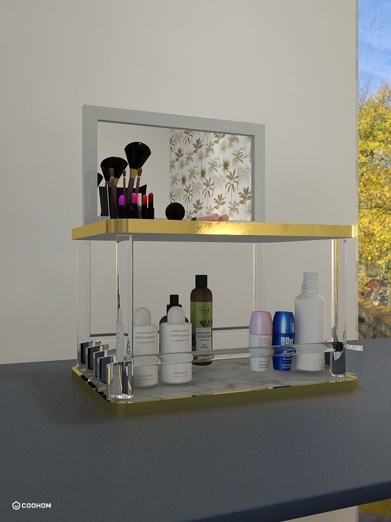 Cosmetic Organizer 3D model | CGTrader