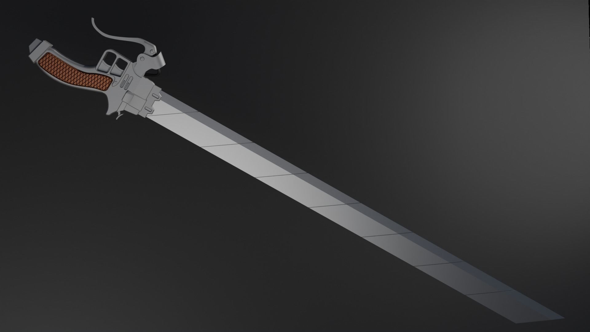 3D model Attack on Titan Sword VR / AR / low-poly | CGTrader