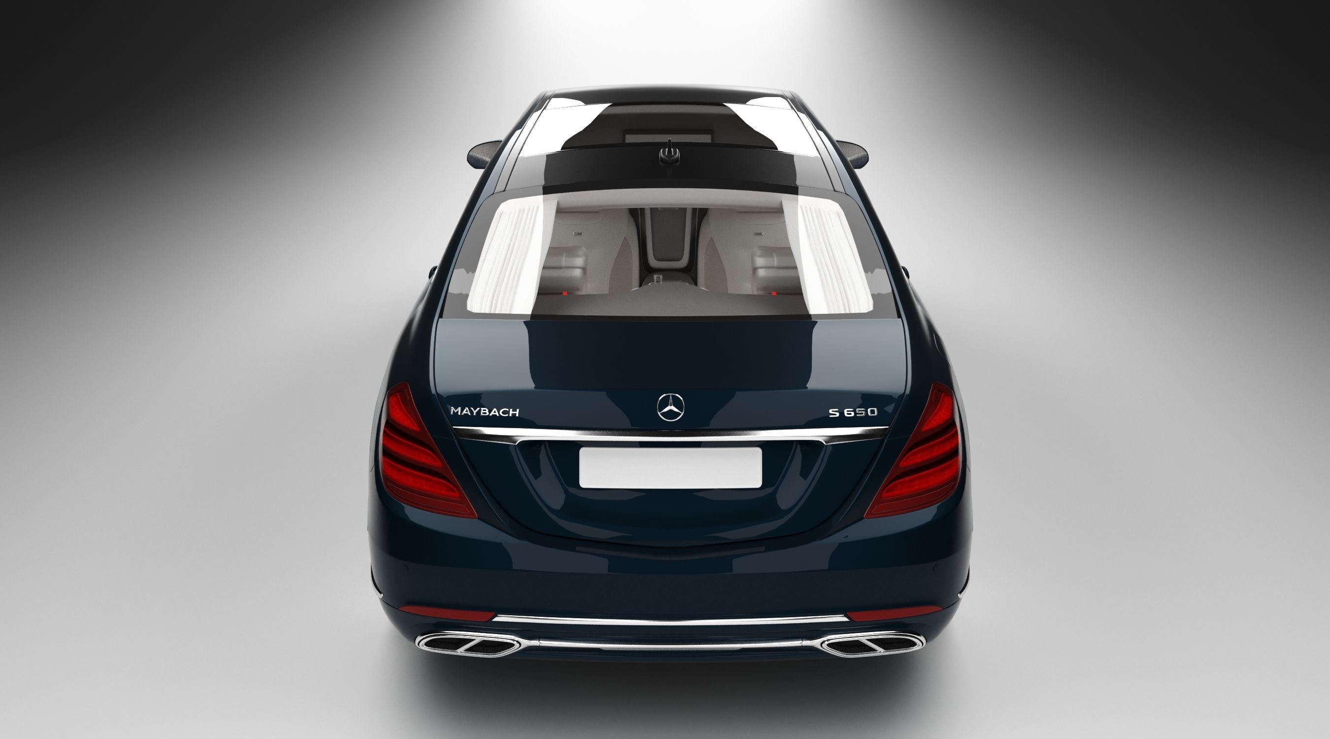 Mercedes-Benz Maybach S 650 Pullman 2019 3D model | CGTrader