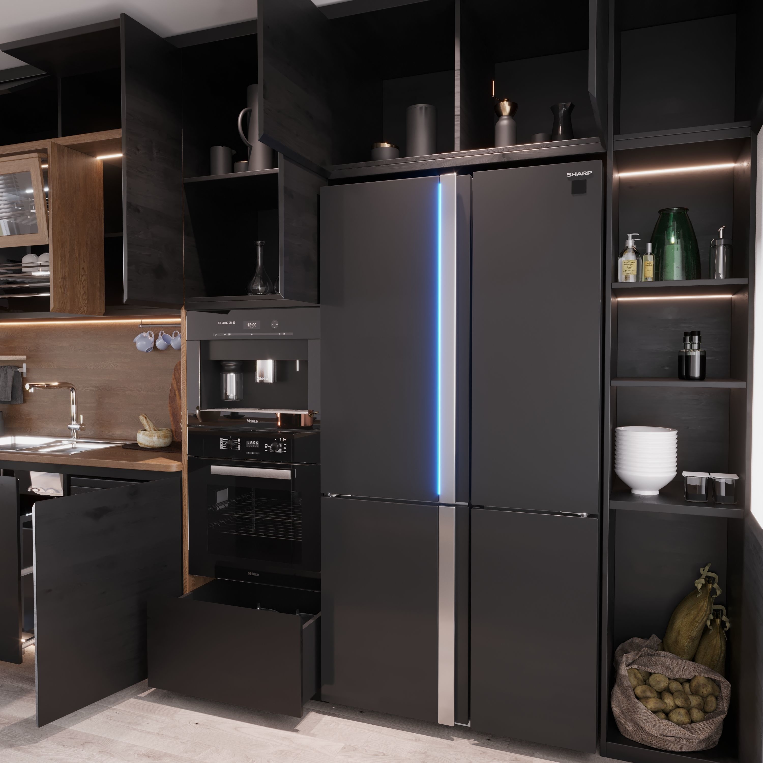 3D model Kitchen 3D model Low Poly VR / AR / low-poly | CGTrader