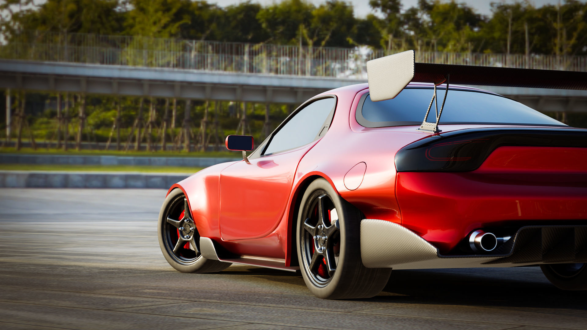 Mazda RX-7 Tuned free 3D model | CGTrader