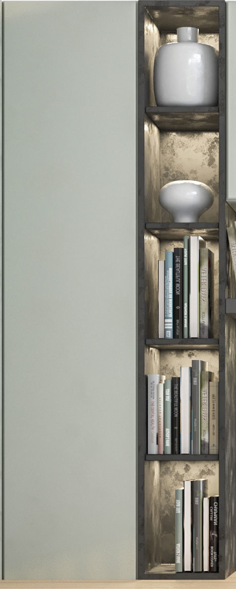 Bookcase and TV 3D model | CGTrader