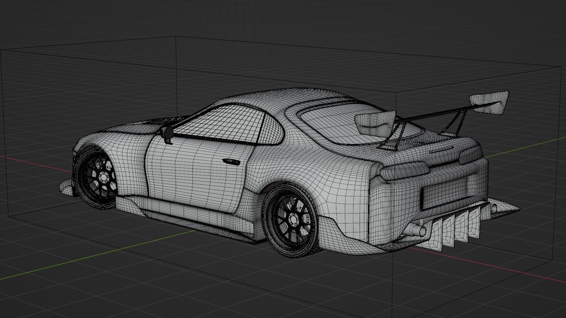 Toyota Supra MK4 Tuned 3D model | CGTrader