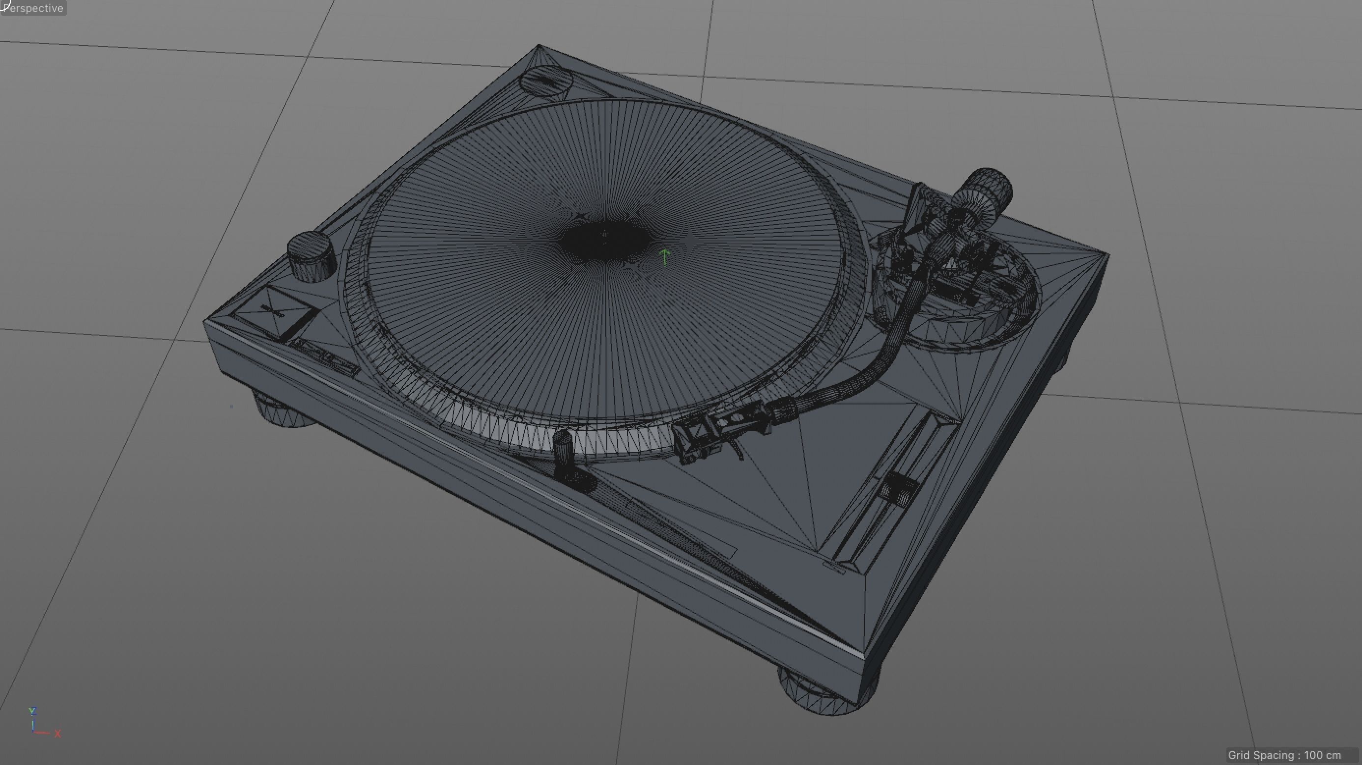 Technics SL 1200 MK2 turntable 3D model | CGTrader