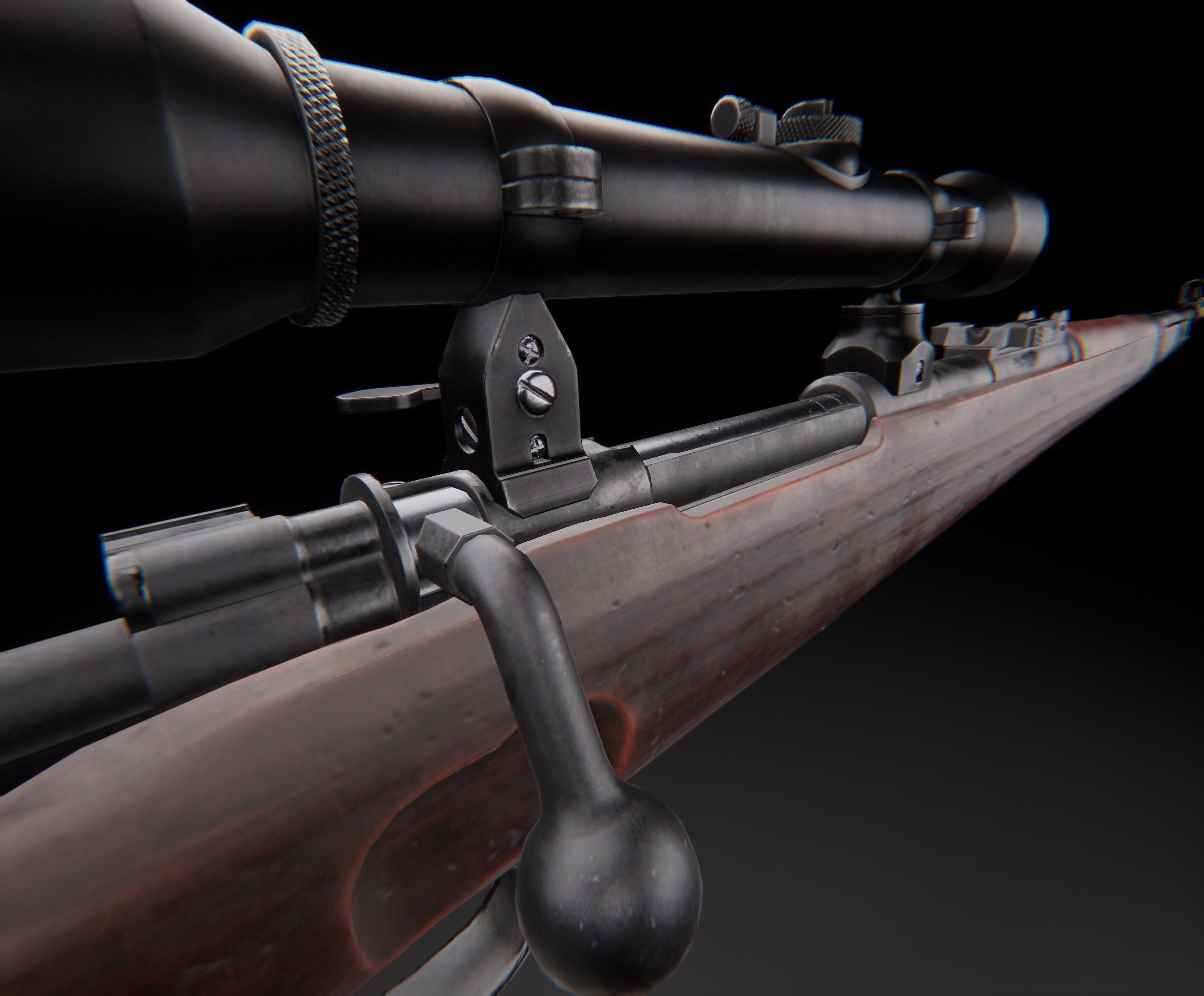 3D model AAA KAR 98 Game Ready PBR VR / AR / low-poly | CGTrader