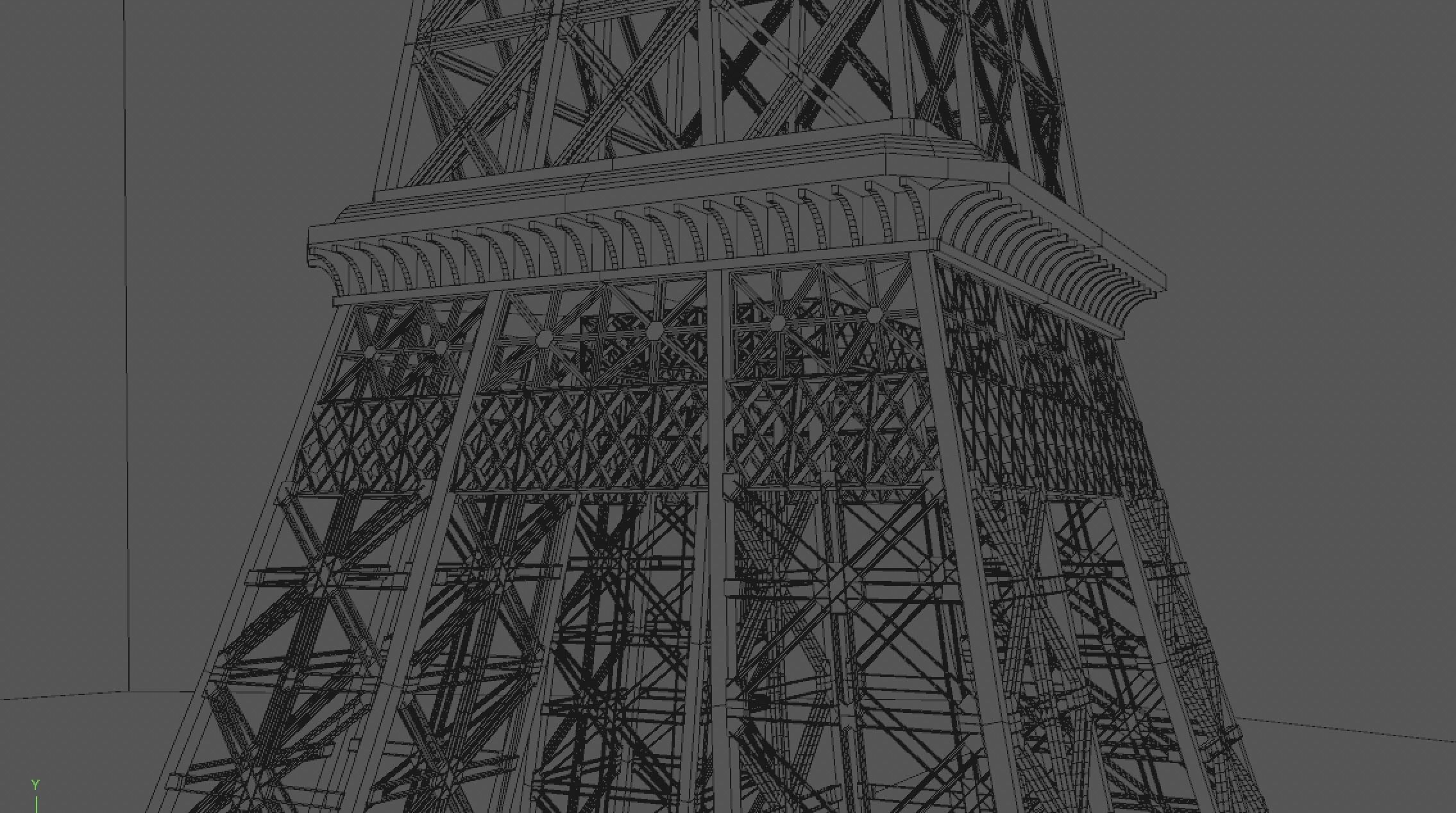 Eiffel Tower DETAILED 3D model | CGTrader