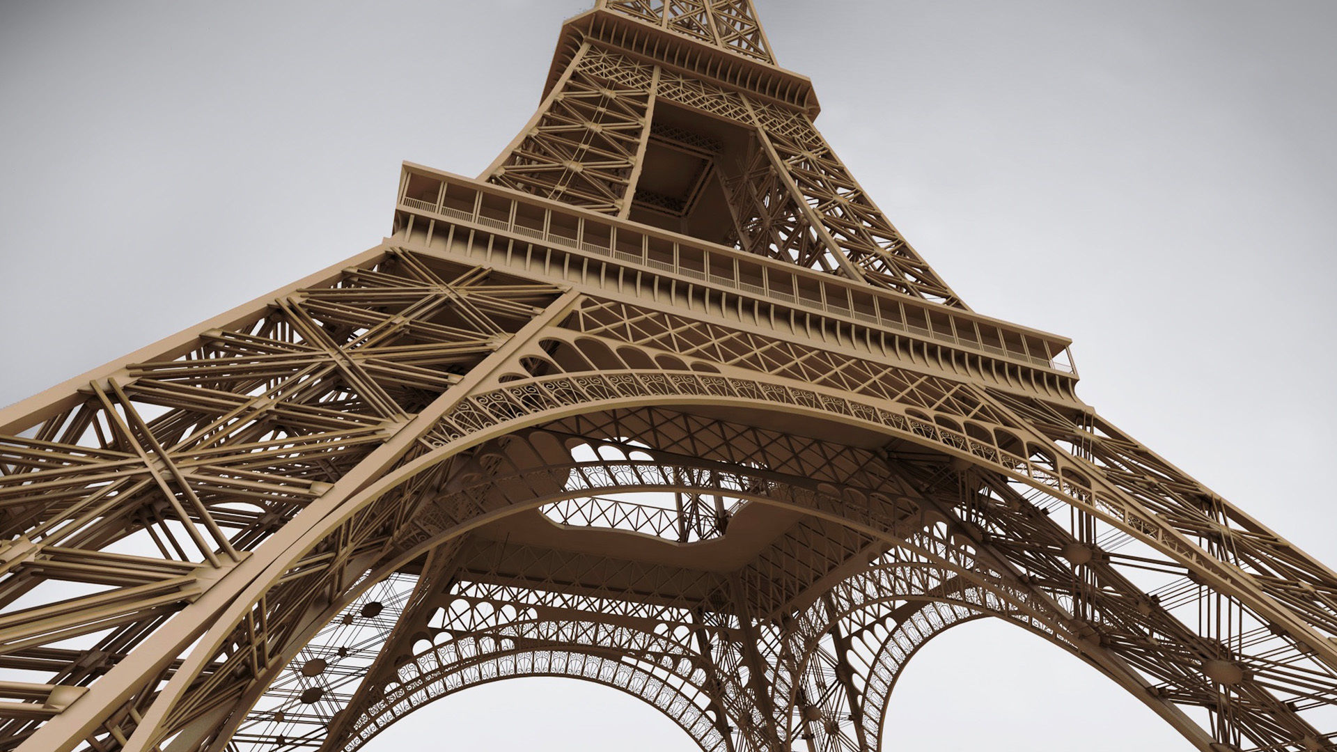 Eiffel Tower DETAILED 3D model | CGTrader