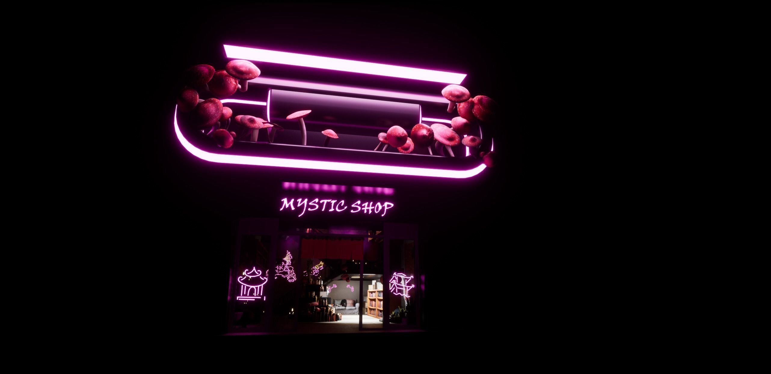 Mystic Shop 3D model | CGTrader