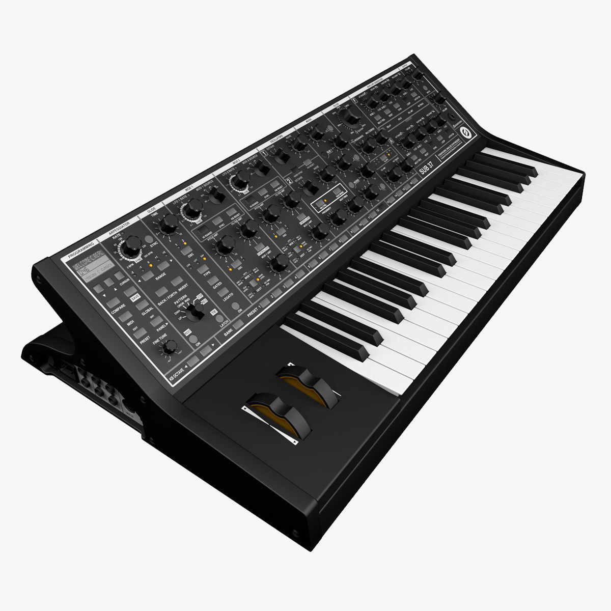 Moog Subsequent 37 Analog Synthesizer 3D model | CGTrader