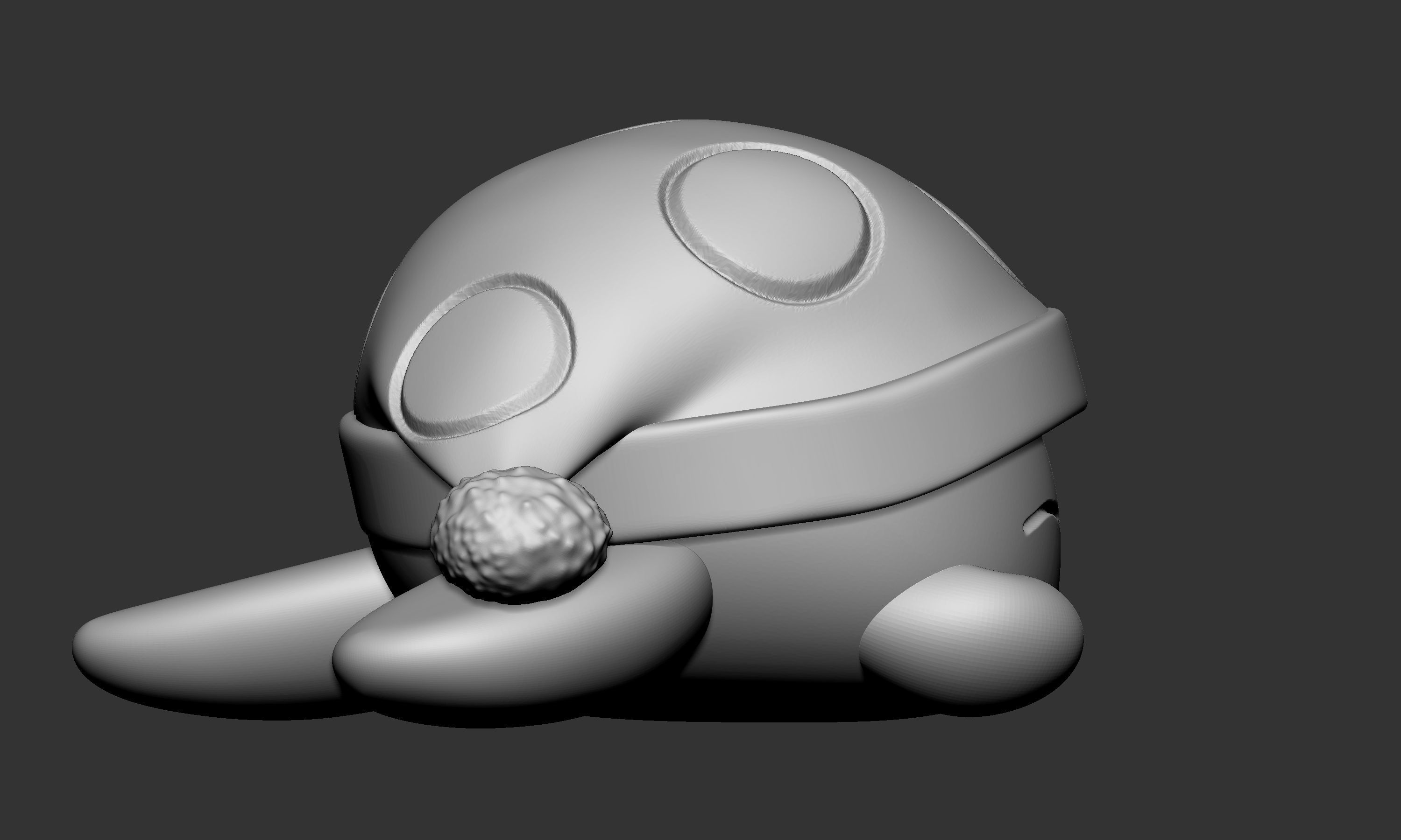 Sleepy Kirby 3D model 3D printable | CGTrader
