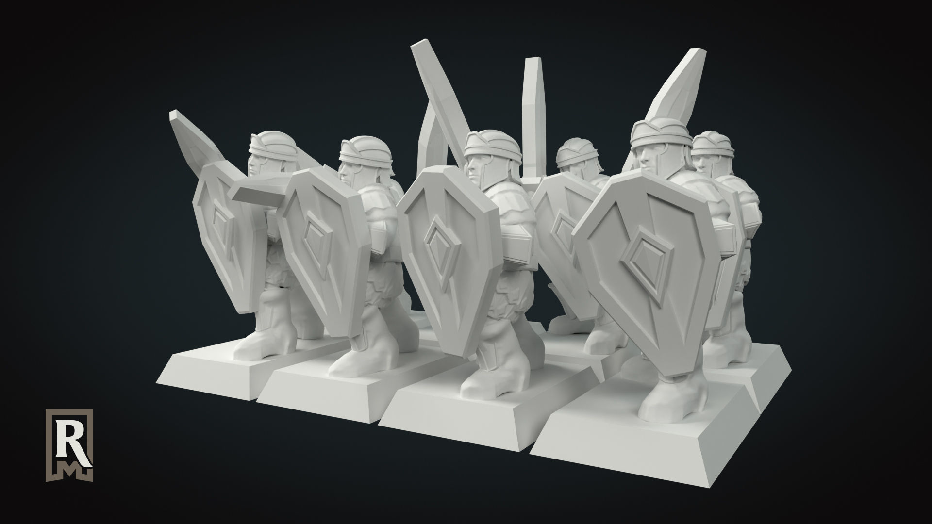 6mm Imperial Light Infantry Unit Pack 3D model 3D printable | CGTrader
