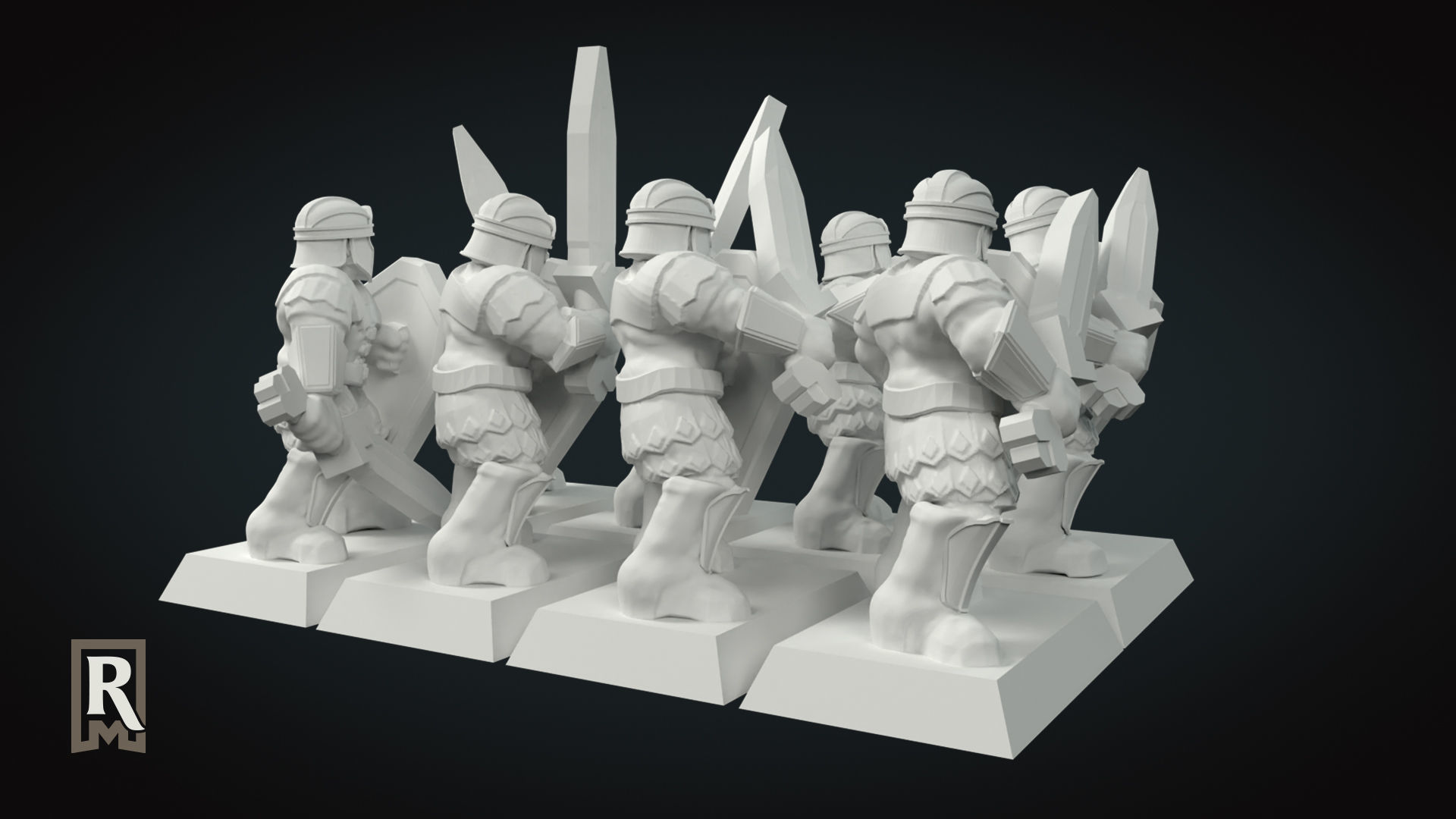 6mm Imperial Light Infantry Unit Pack 3D model 3D printable | CGTrader
