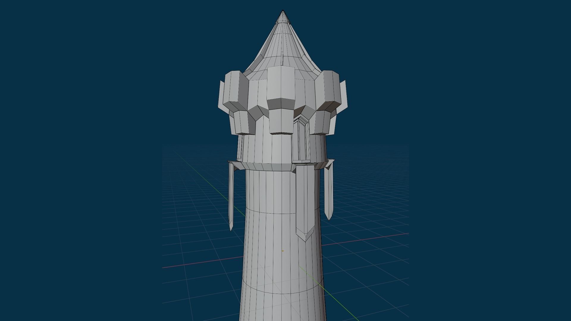 3D model Low poly Fantasy Tawer 3D model VR / AR / low-poly | CGTrader