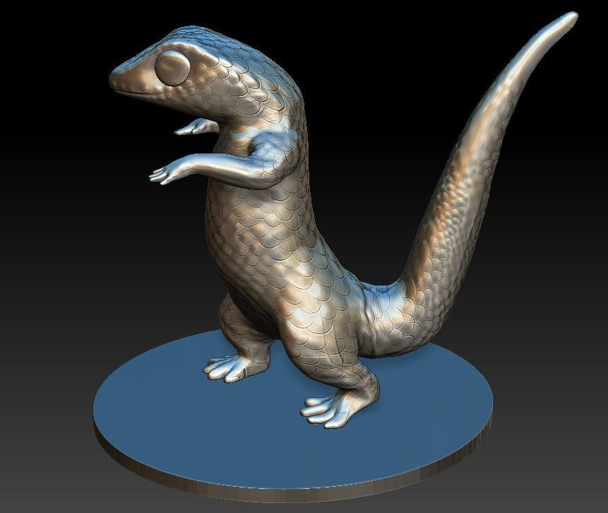 LIZARD GECKO 3d model Hi Poly model 3D model 3D printable | CGTrader
