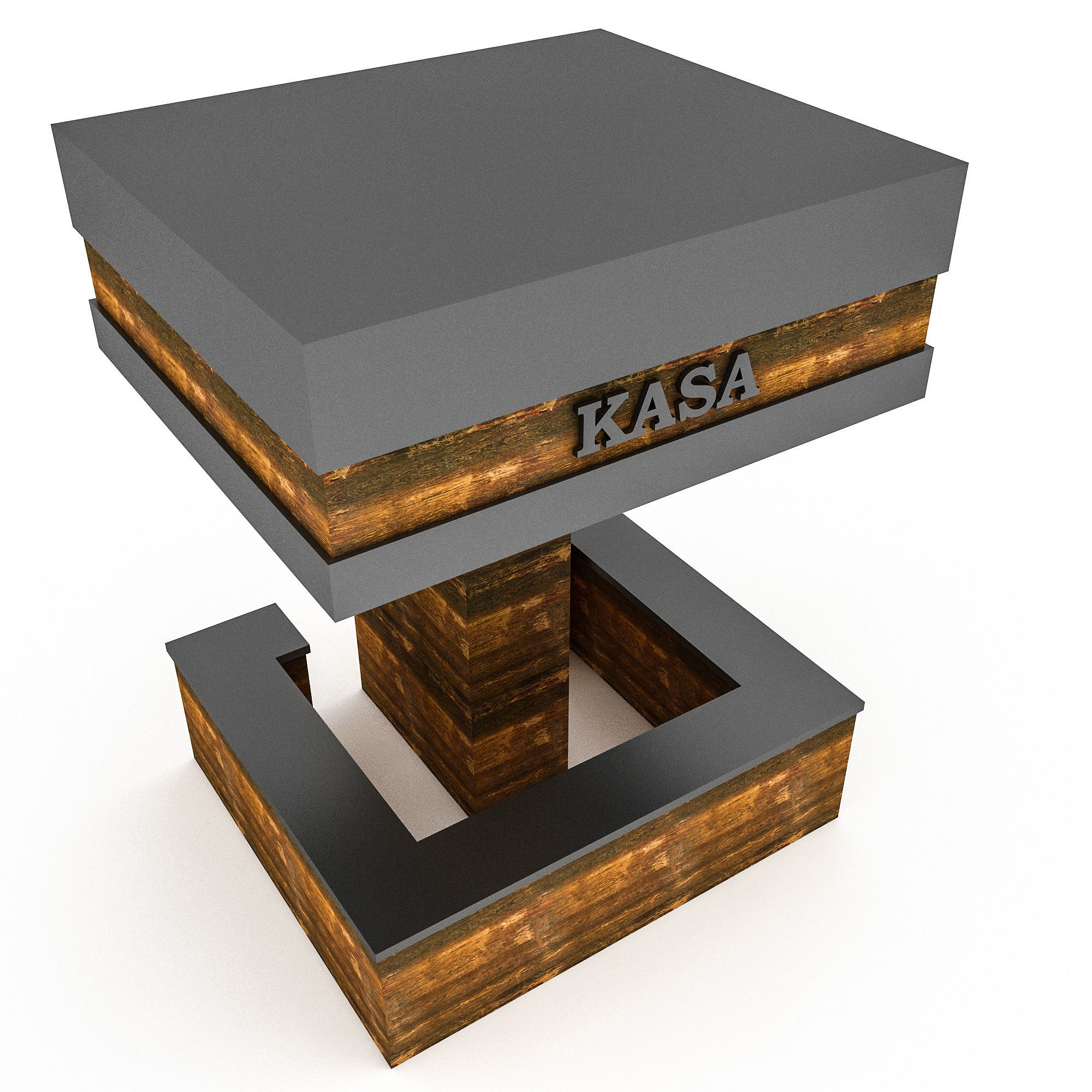 3D model 3D loft cash VR / AR / low-poly | CGTrader