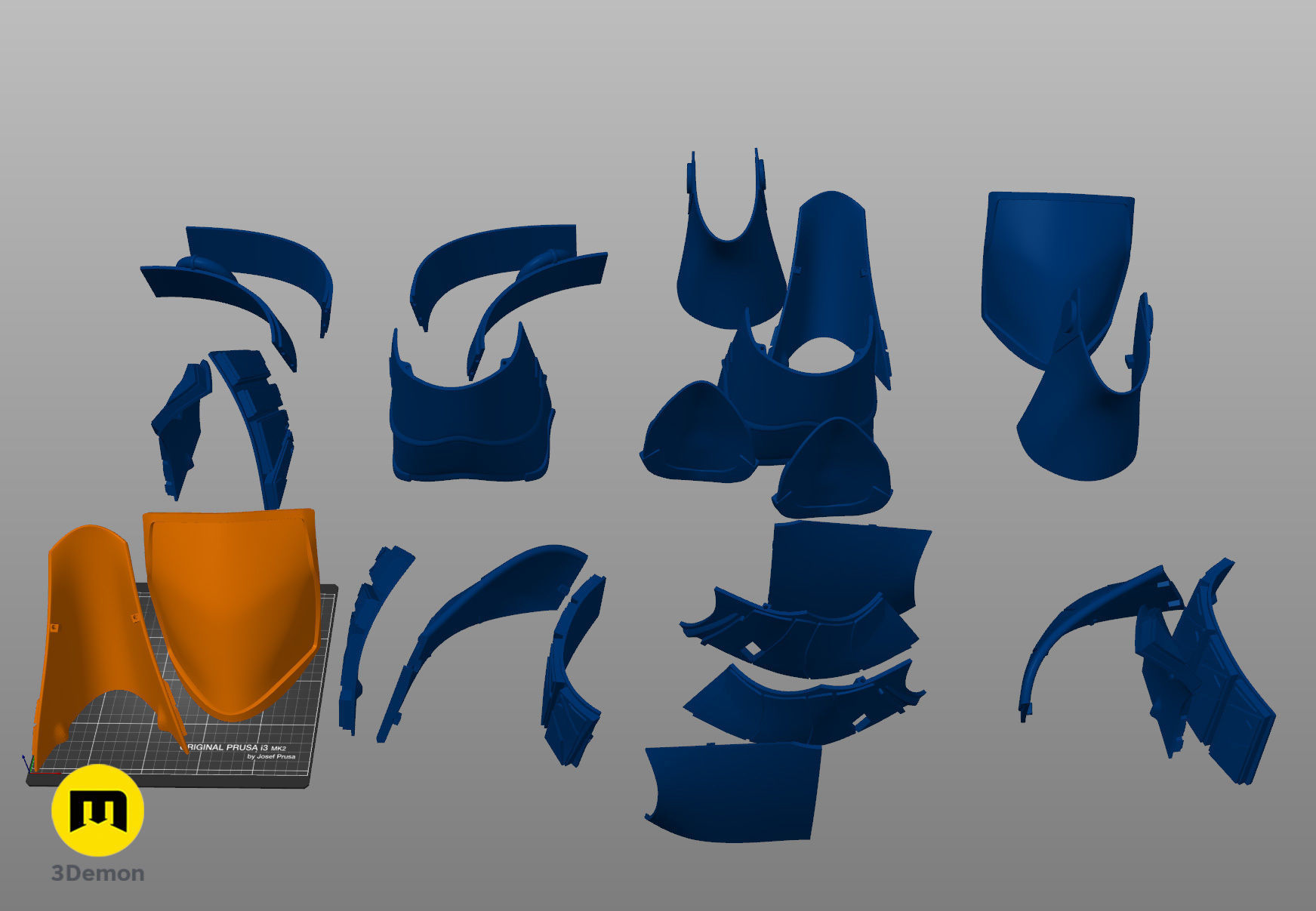 Midnight Angels Armor - Wakanda Forever 3D model 3D printable | CGTrader