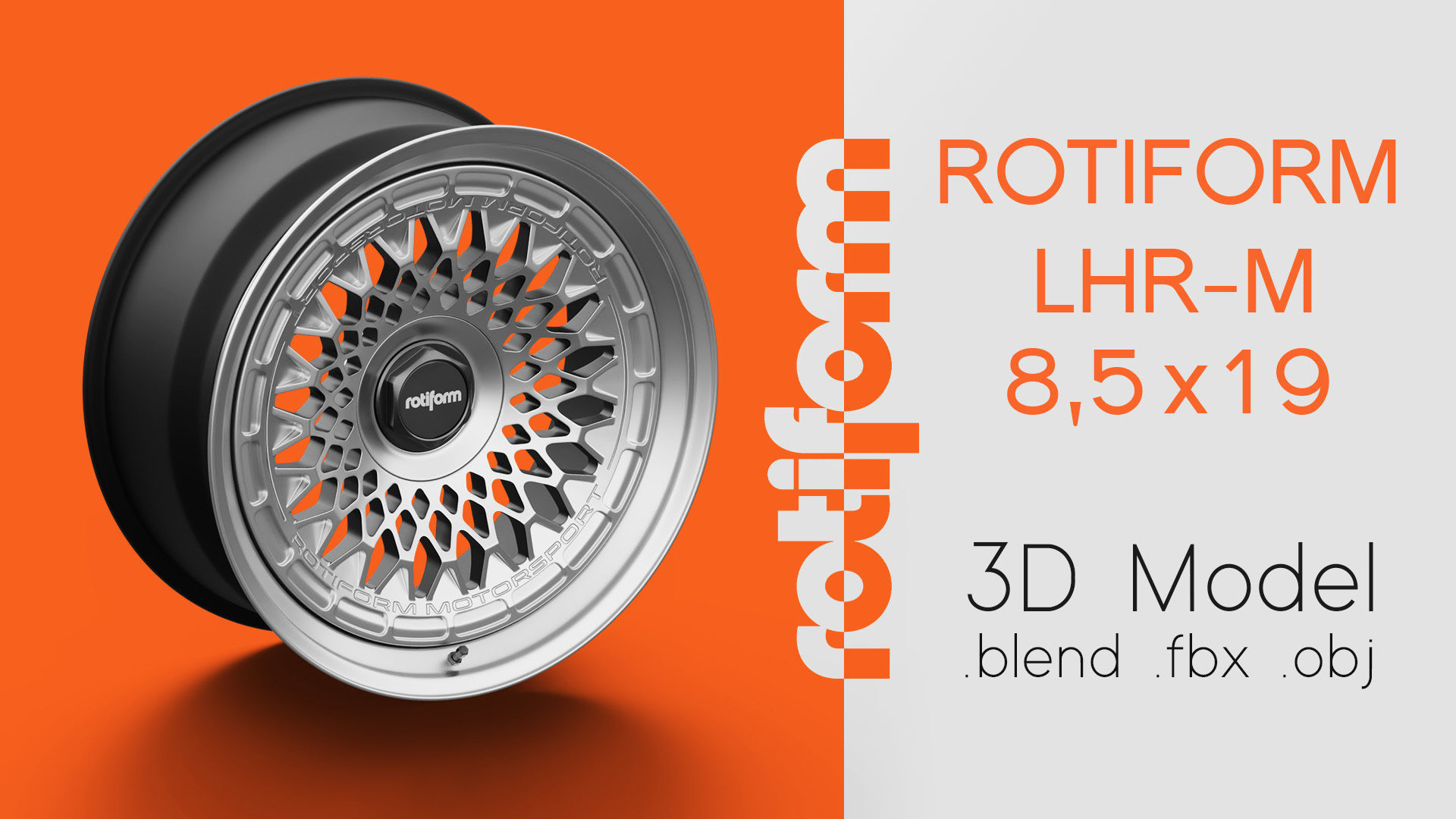 Rotiform LHR-M Rim 3D Model 3D model | CGTrader