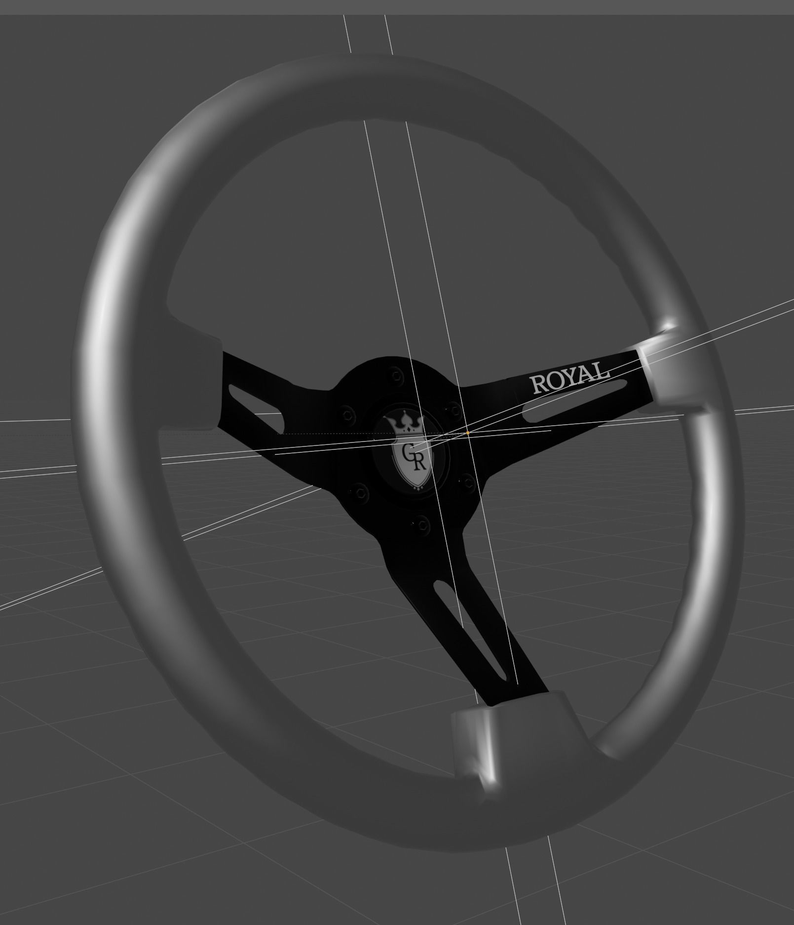 3D model Grip Royal Steering Wheel VR / AR / low-poly | CGTrader