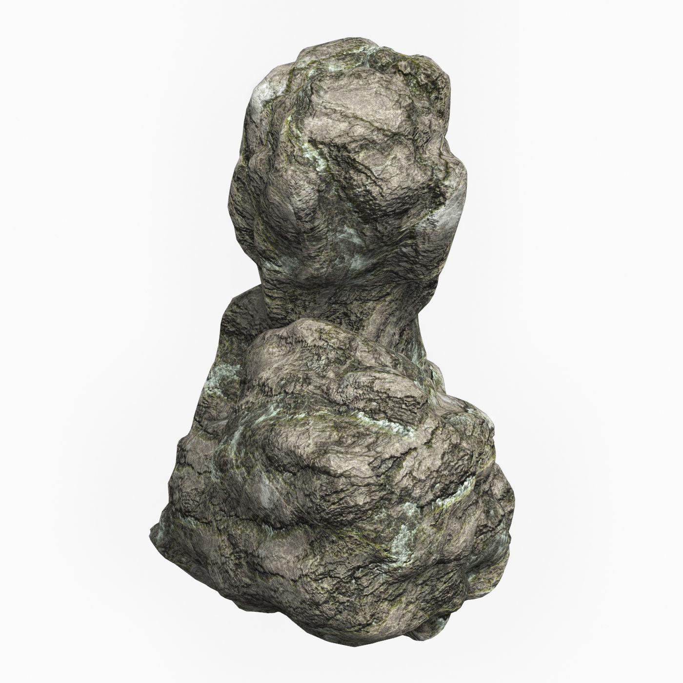 3D model Low Poly Rock Cliff 07 VR / AR / low-poly | CGTrader
