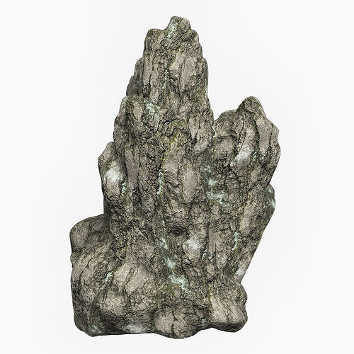 3D model Low Poly Rock Cliff 09 VR / AR / low-poly | CGTrader
