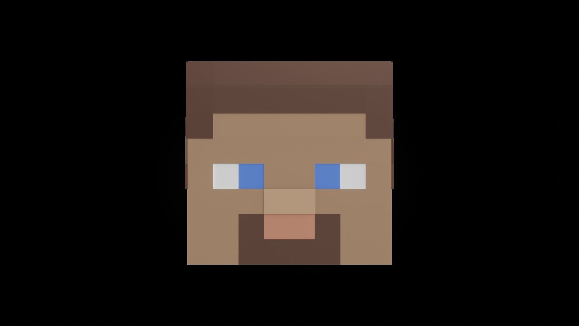 minecraft steve head 3D model | CGTrader