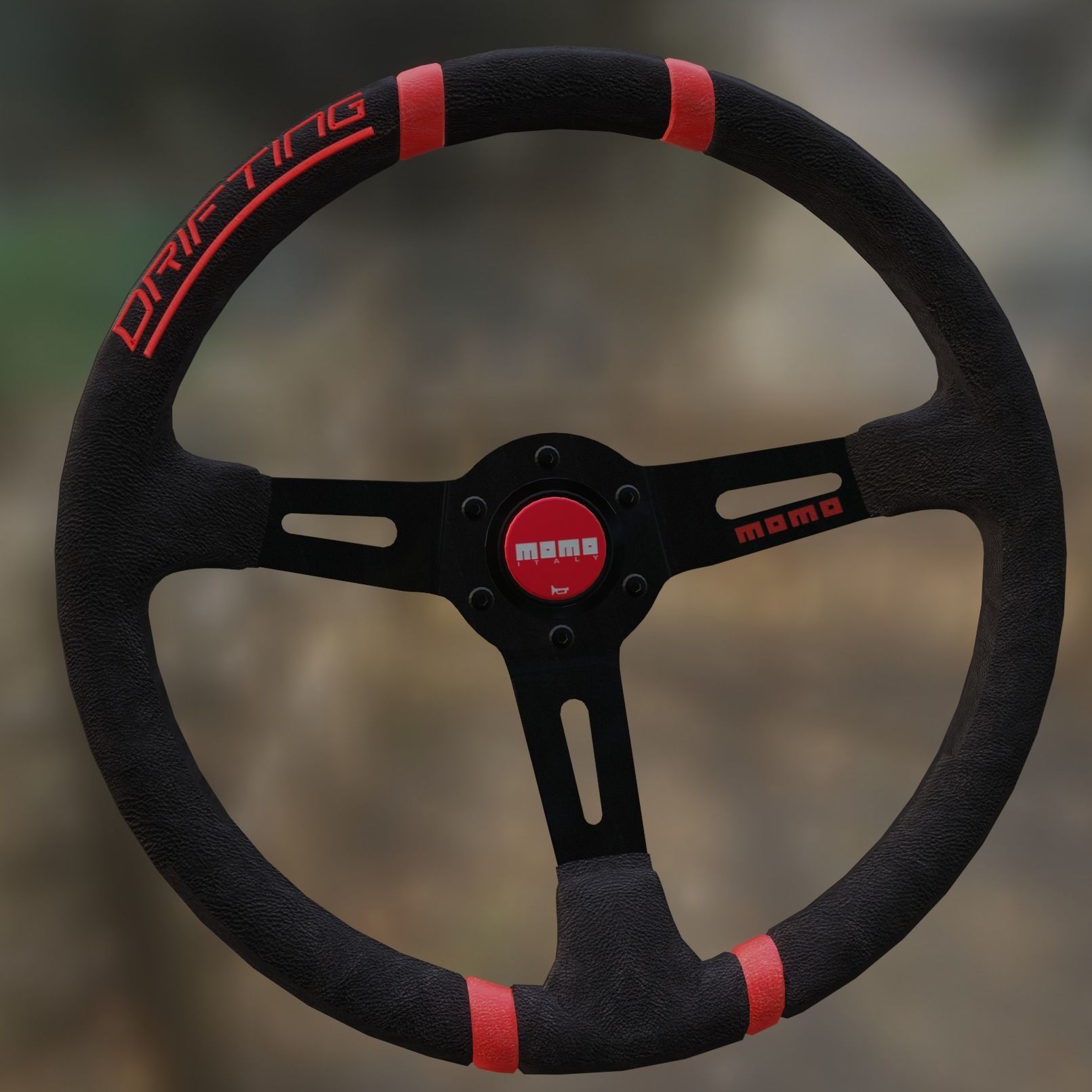 3D model Momo Drifting Steering Wheel VR / AR / low-poly | CGTrader