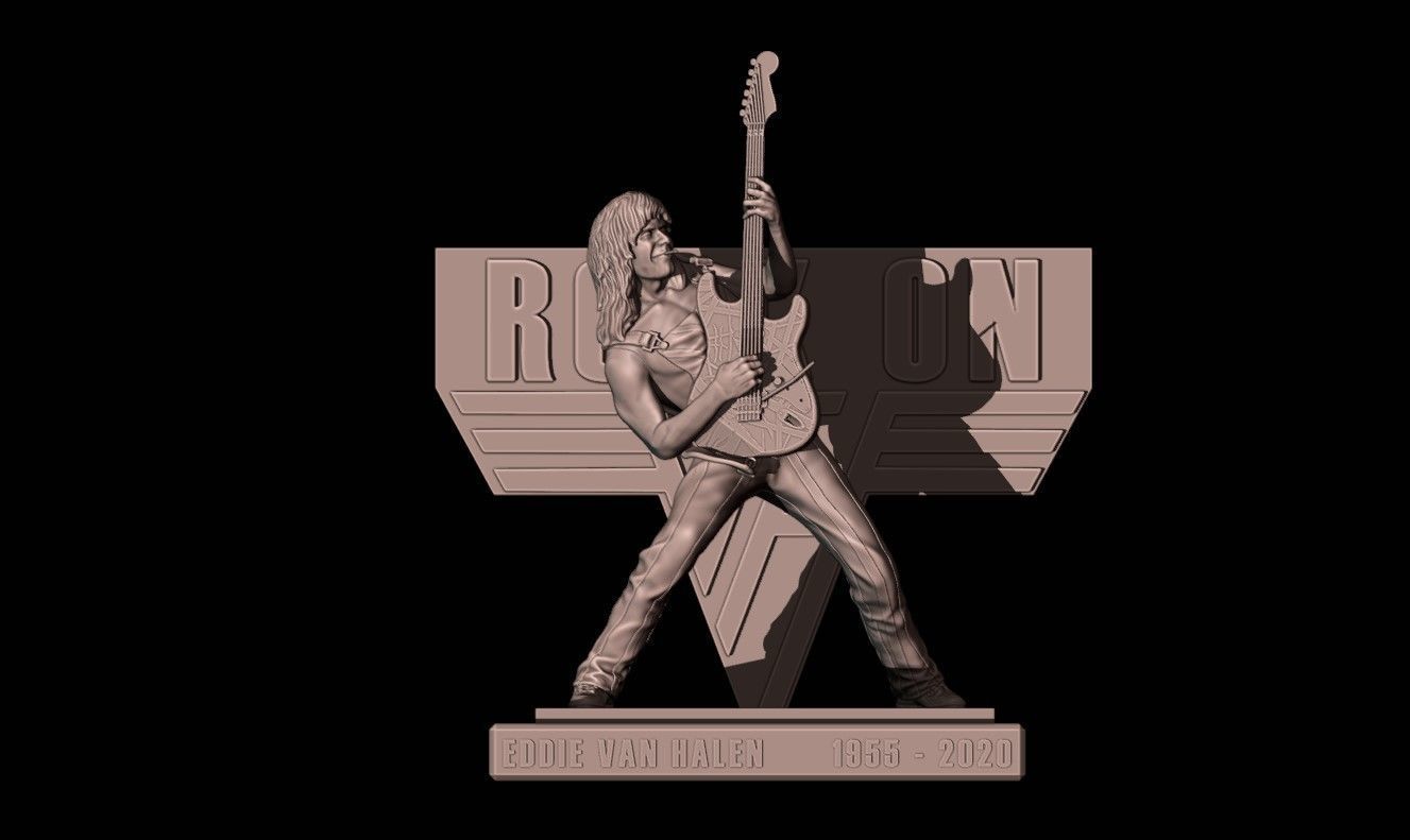 Eddie Van Halen - 3D printing 3D model 3D printable | CGTrader