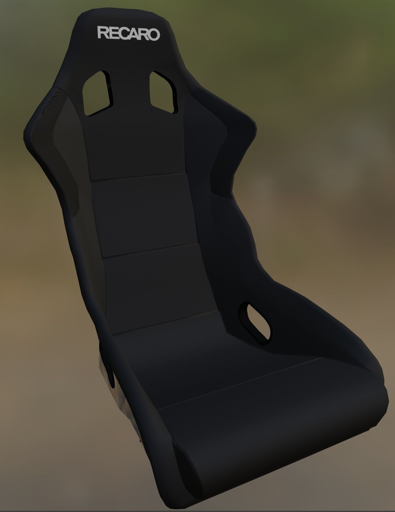 3D model Recaro PROFI Racing Bucket Seats VR / AR / low-poly | CGTrader