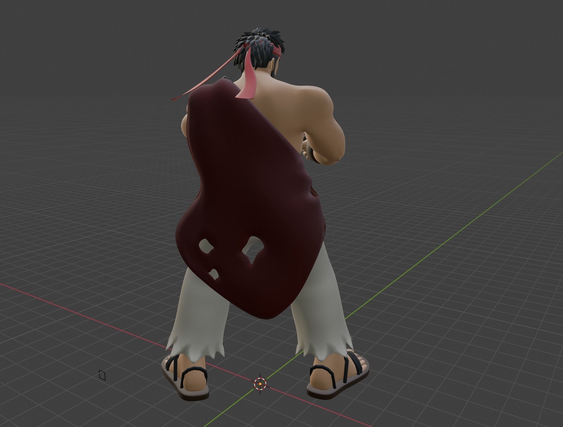 Ryu - Street Fighter 3D model rigged | CGTrader