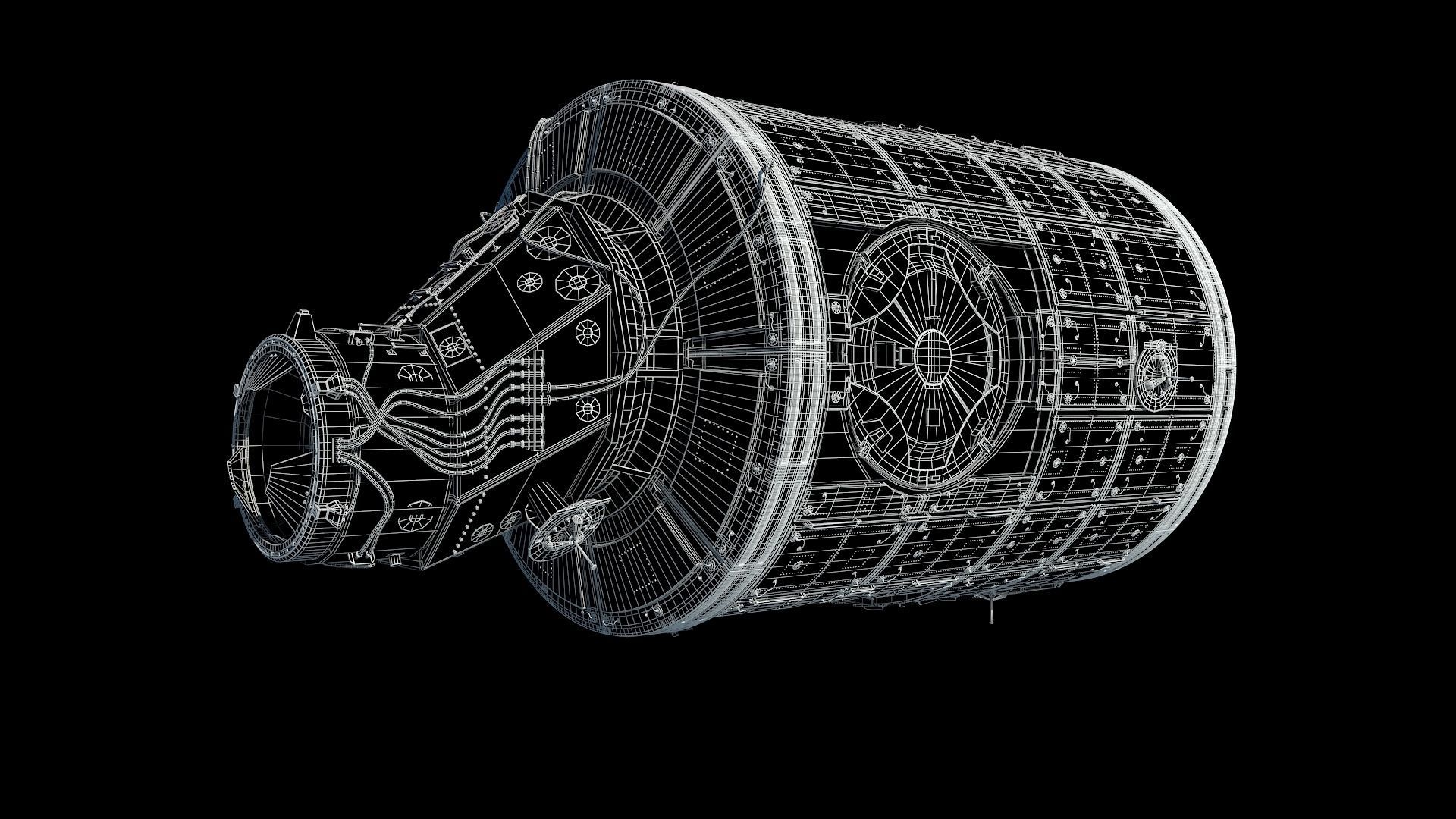 High quality 3D model Tranquility Node3 ISS module 3D model | CGTrader