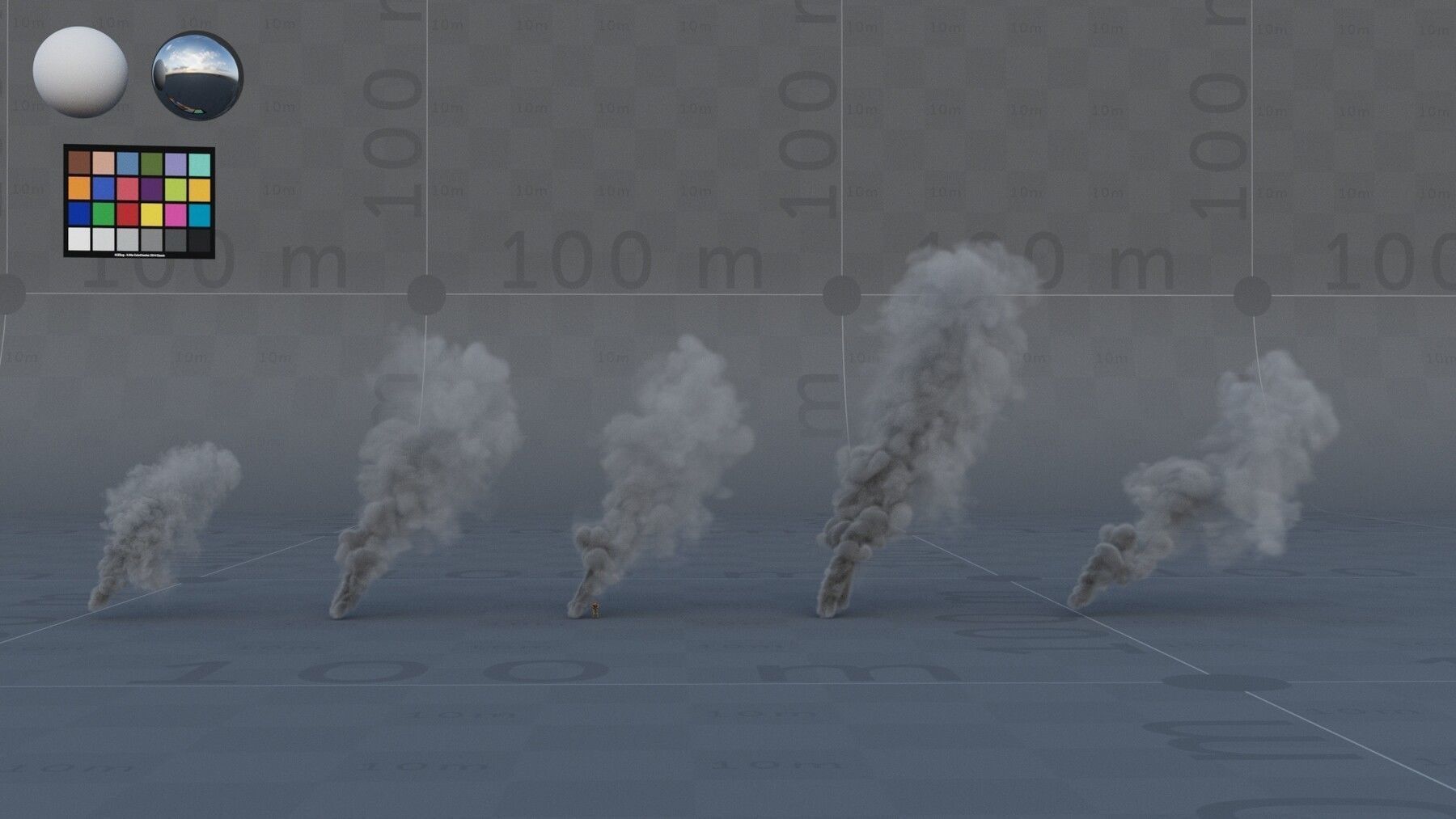Smoke plumes bundle 120 frames 4x mid res 1x high res 3D model | CGTrader