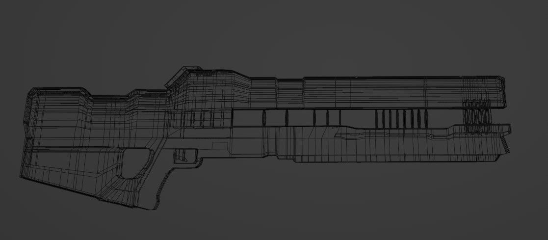 3D model M283J- The RailGun VR / AR / low-poly | CGTrader