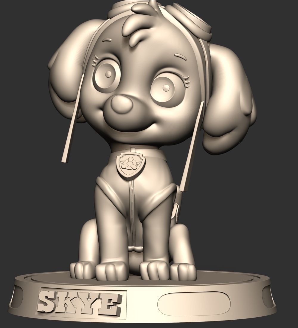 Skye PAW Patrol 3D model 3D printable | CGTrader
