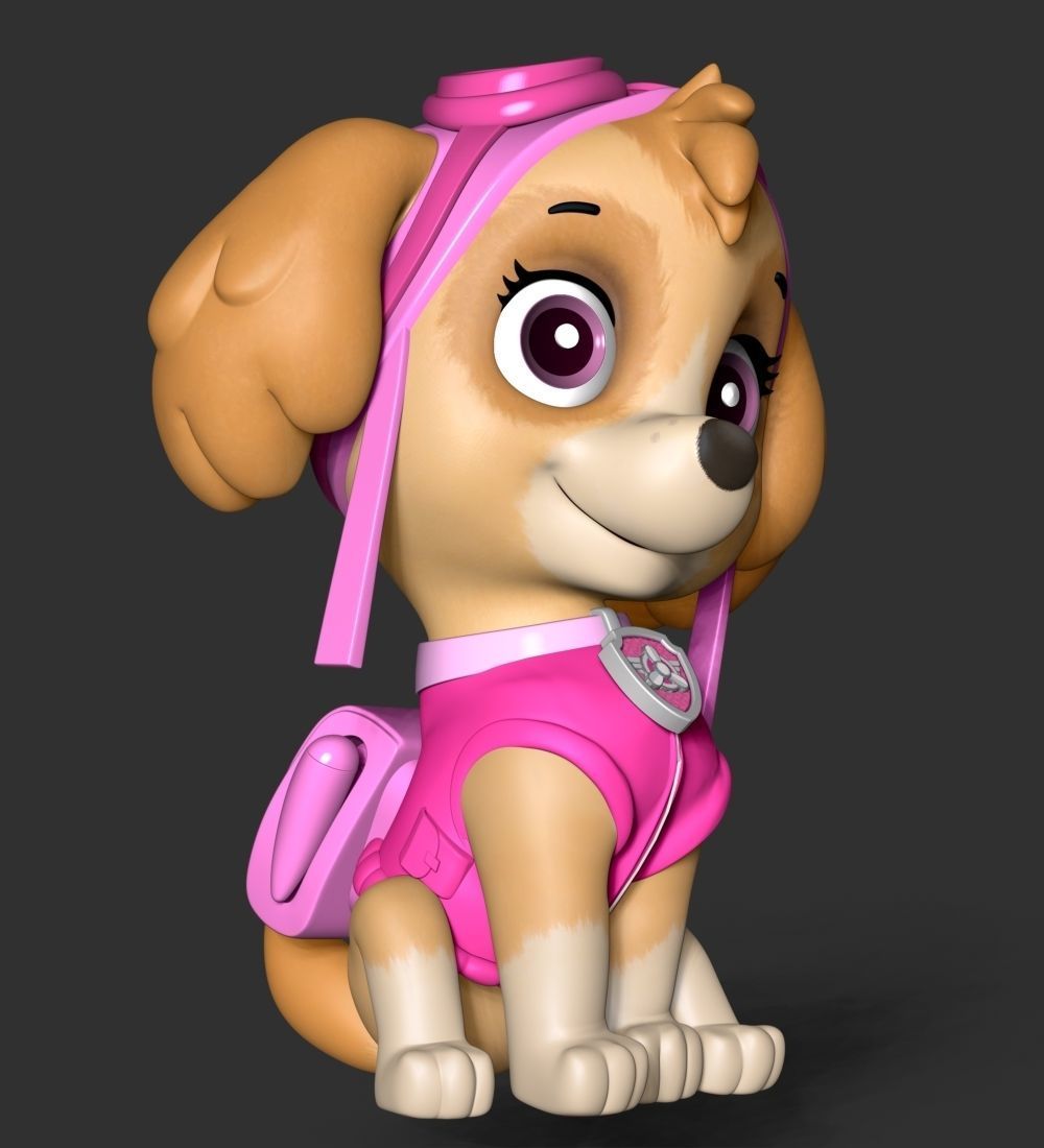 Skye PAW Patrol 3D model 3D printable | CGTrader
