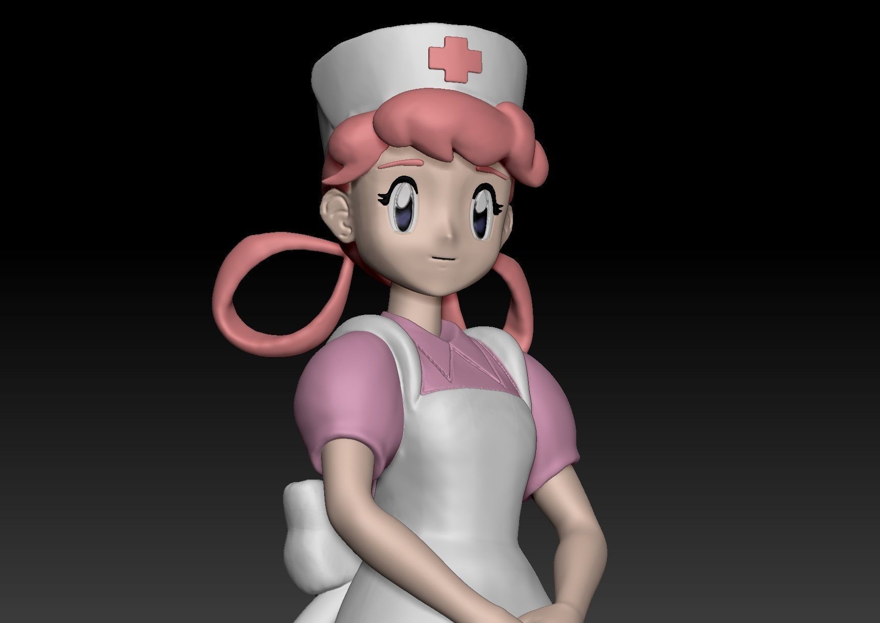 Pokemon Anime Nurse Joy 3D model 3D printable | CGTrader