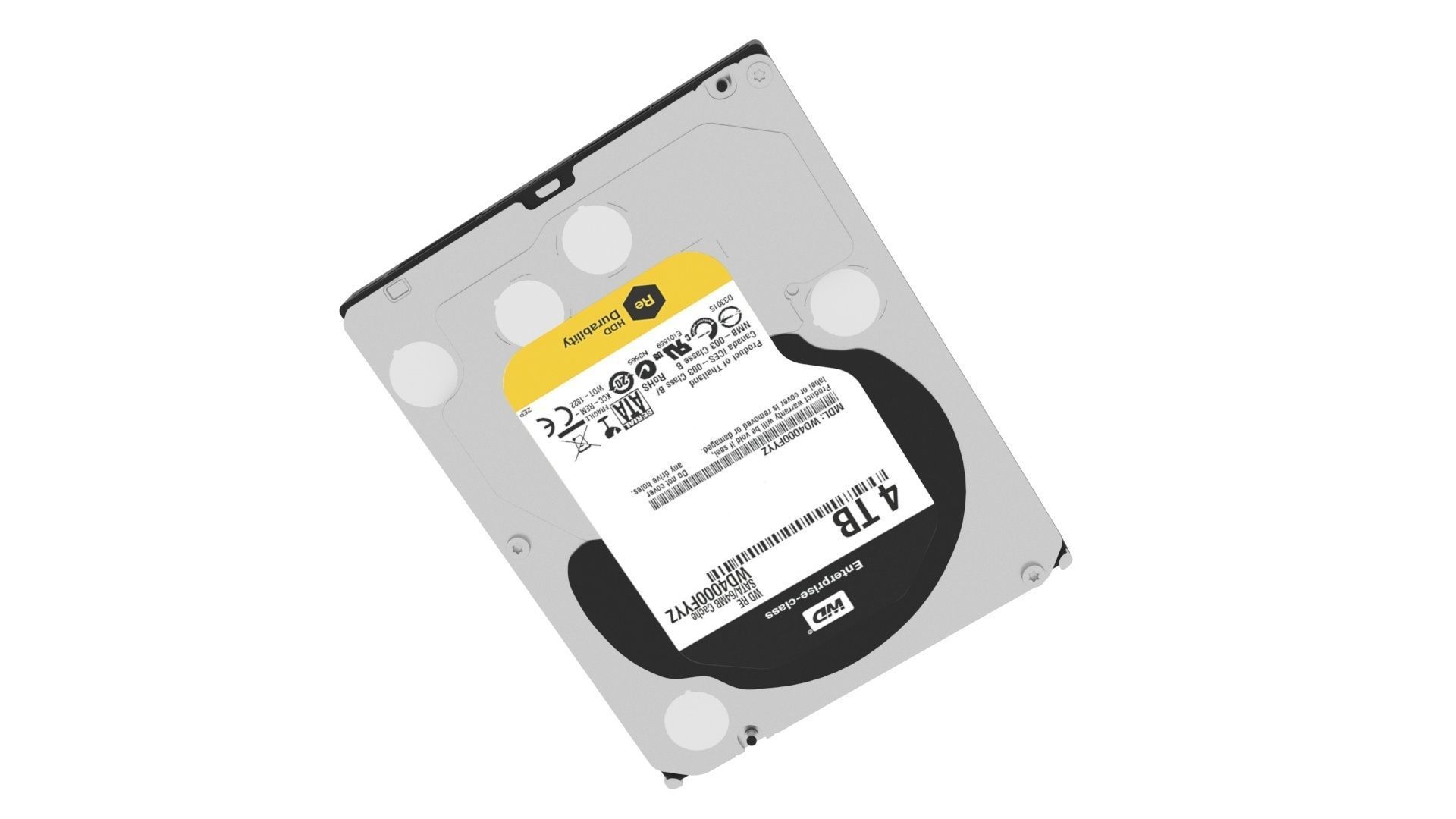 Opened Hard Disk Drive 3D model | CGTrader