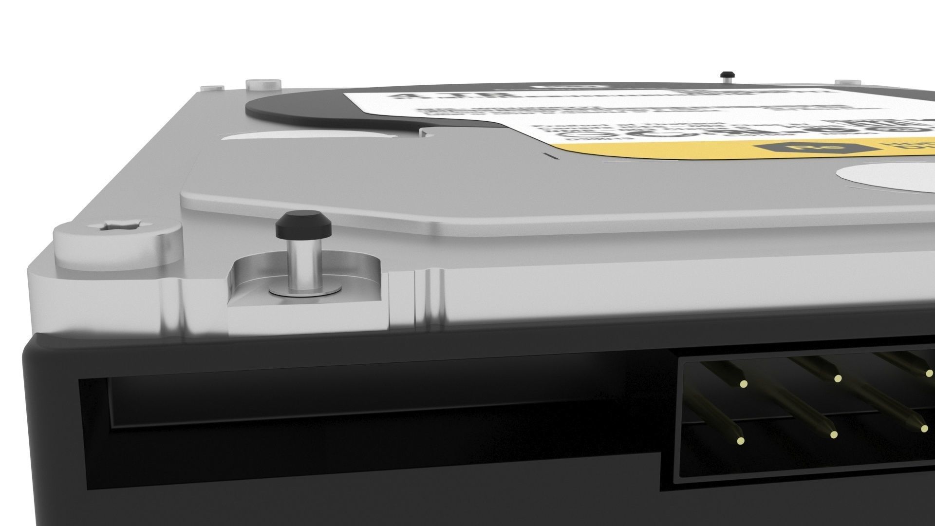 Opened Hard Disk Drive 3D model | CGTrader