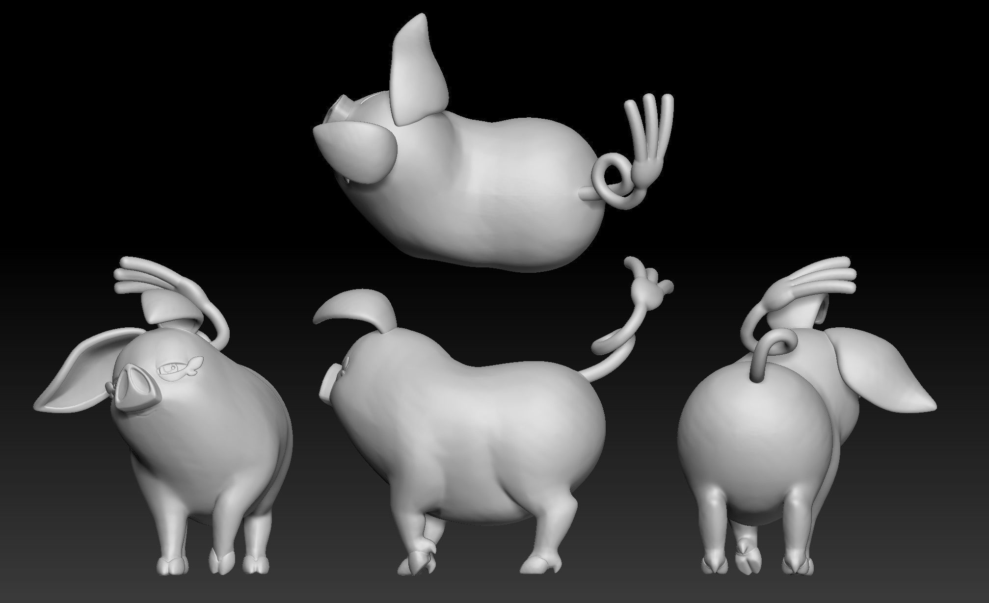 Pokemon Lechonk Oinkologne 3D model 3D printable | CGTrader