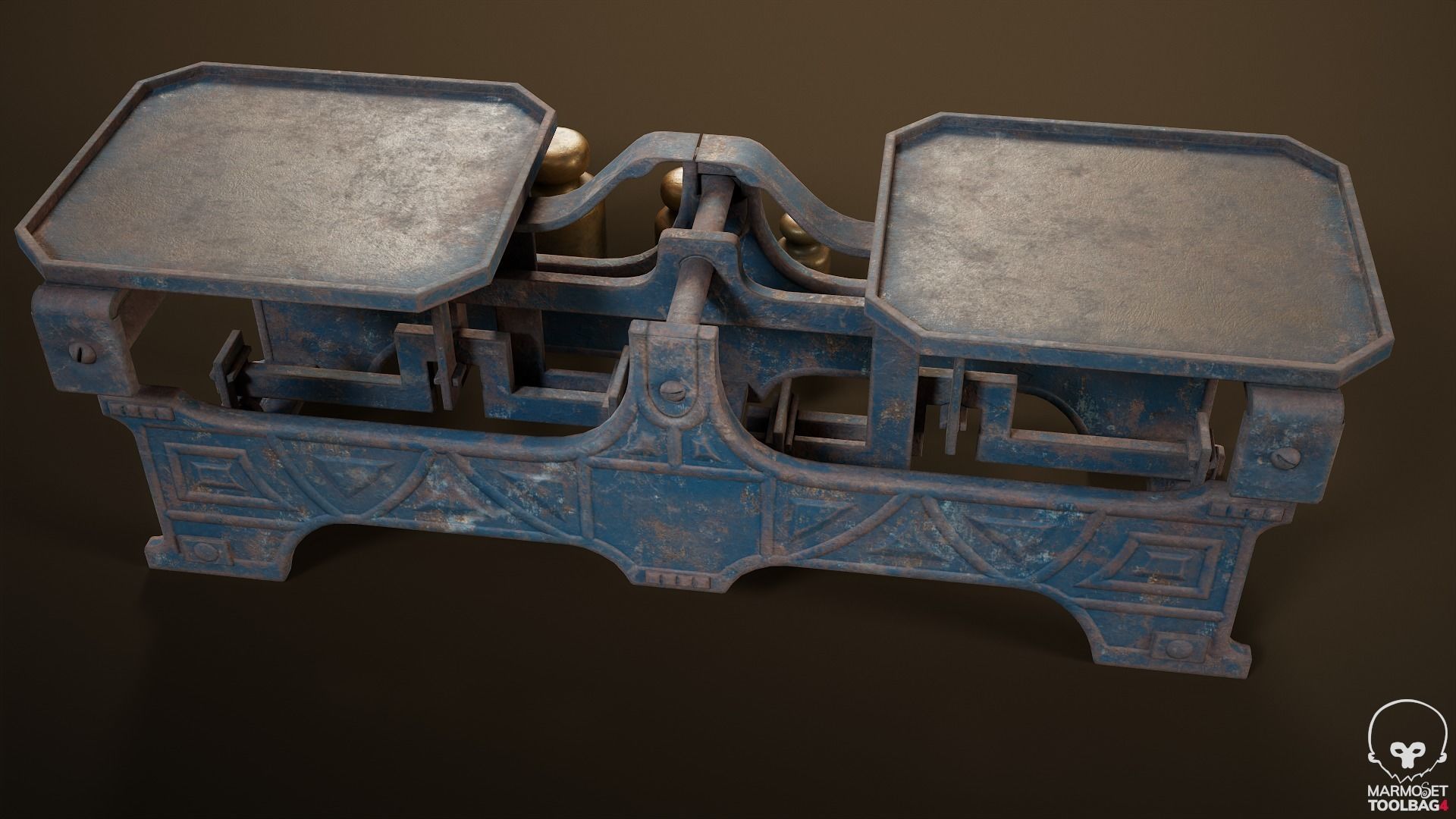 3D model Balance Scale and Weights PBR VR / AR / low-poly | CGTrader