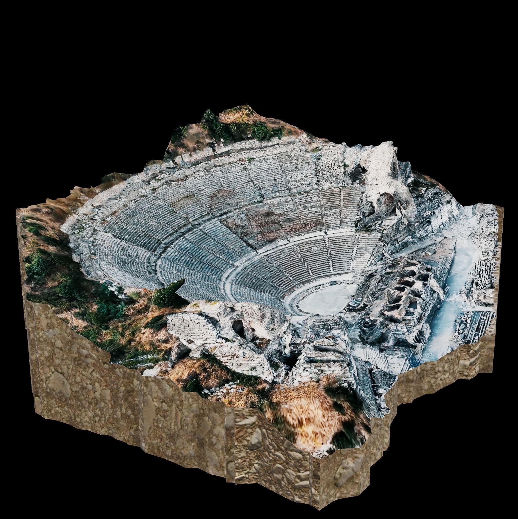 Great Antique Theatre in Ephesus 3D model | CGTrader