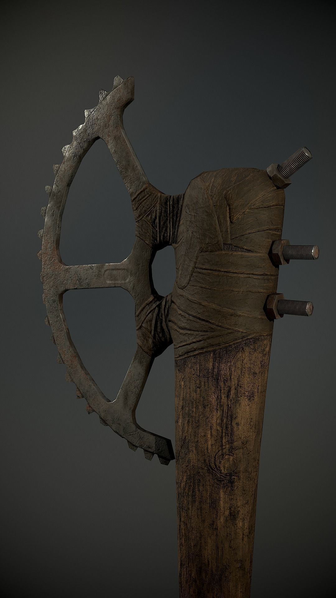3D model Post Apocalyptic Axe VR / AR / low-poly | CGTrader