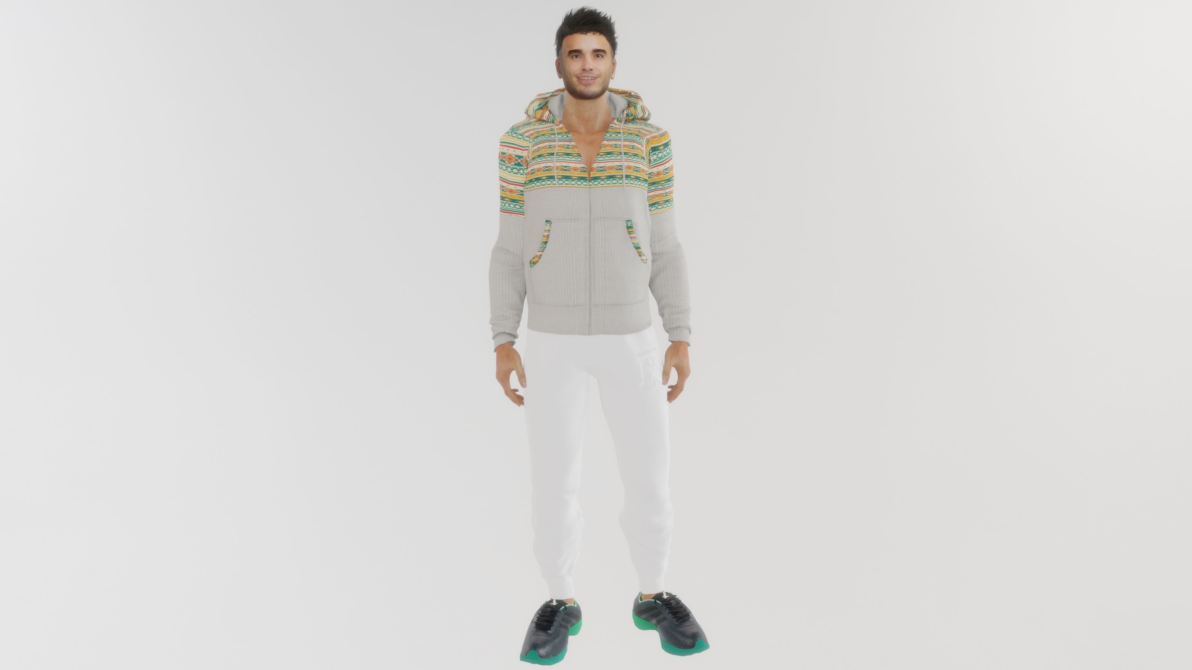 Happy young guy 3D model | CGTrader
