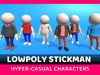 3D model Polygon Character Pack - LowPoly Stickman Characters VR / AR ...
