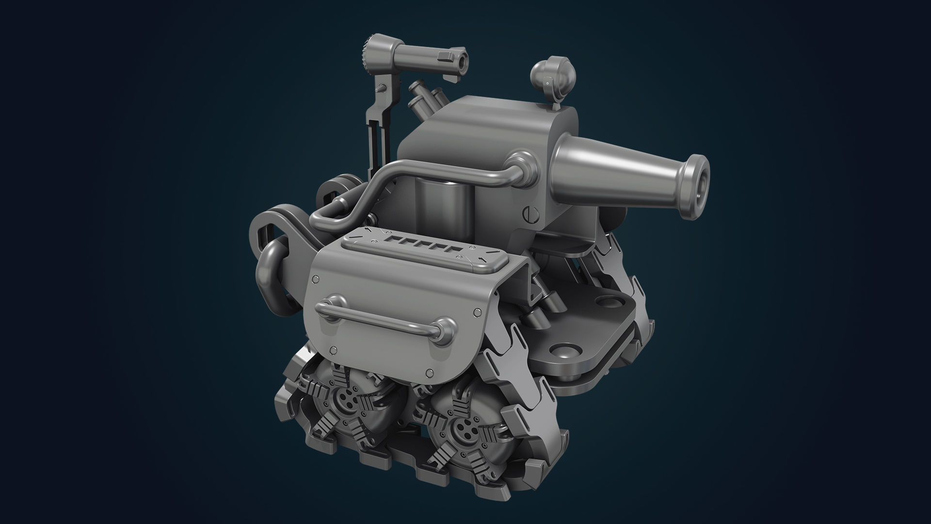 3 TANKS OBJ BLEND FILES 3D model | CGTrader