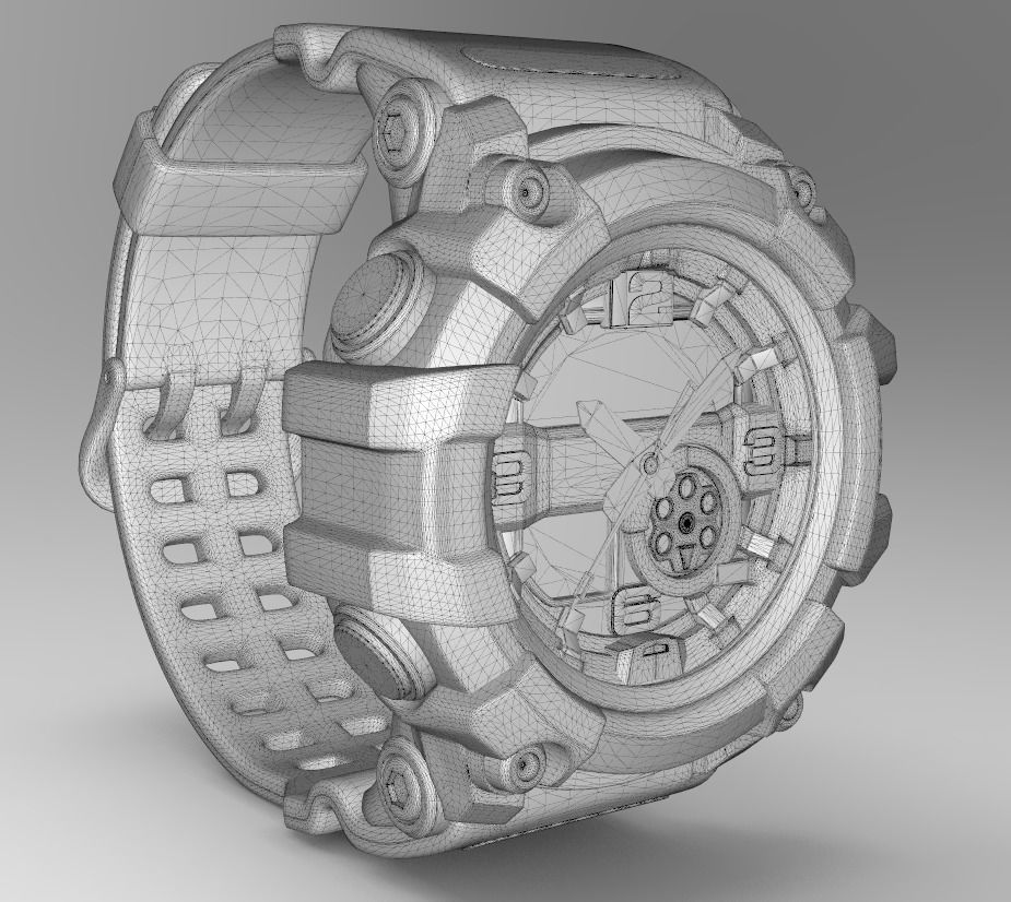 Casio G-Shock watches 9 pcs 3D model | CGTrader