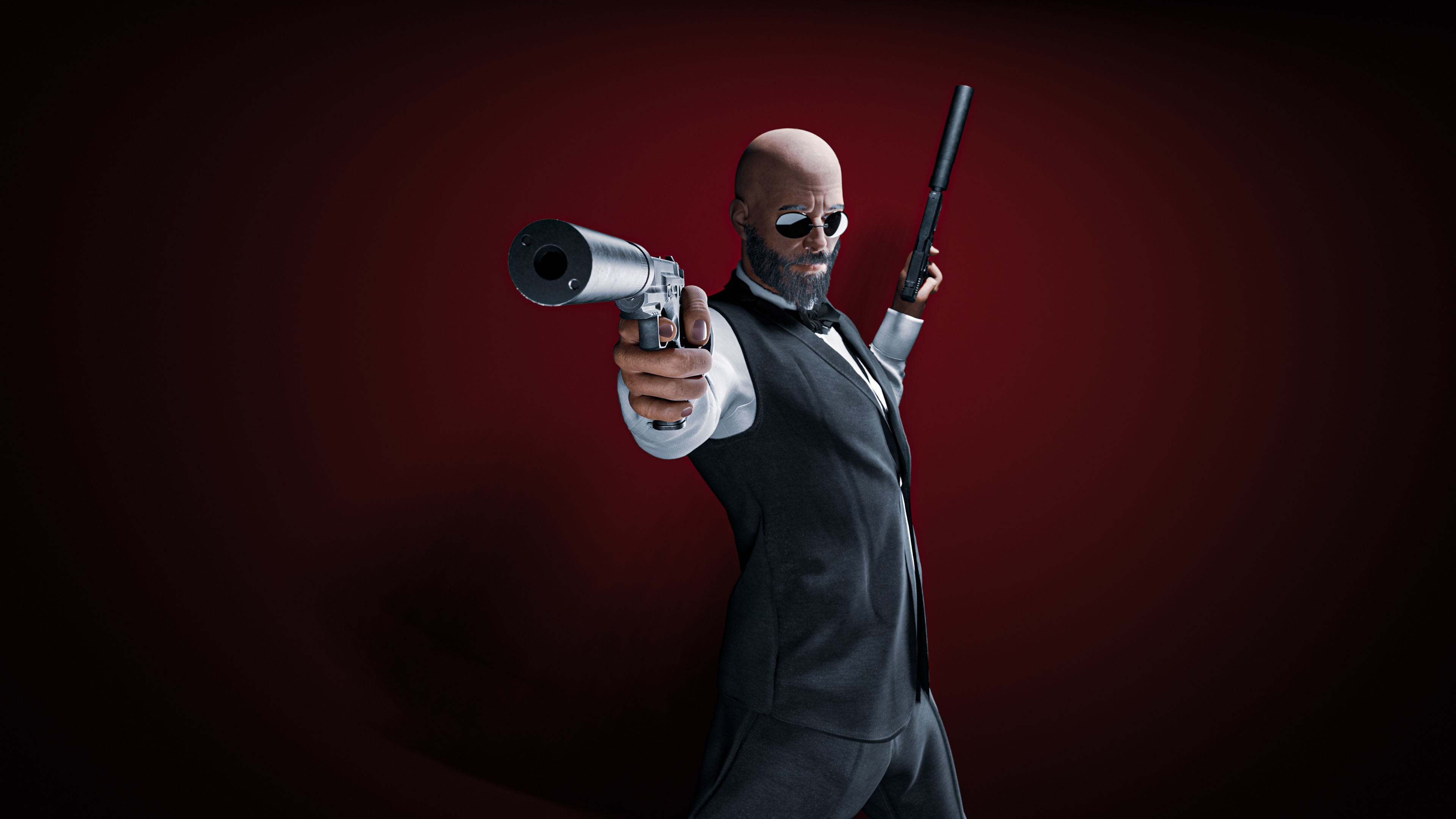 3D model Hitman Game Ready Character Model VR / AR / low-poly | CGTrader