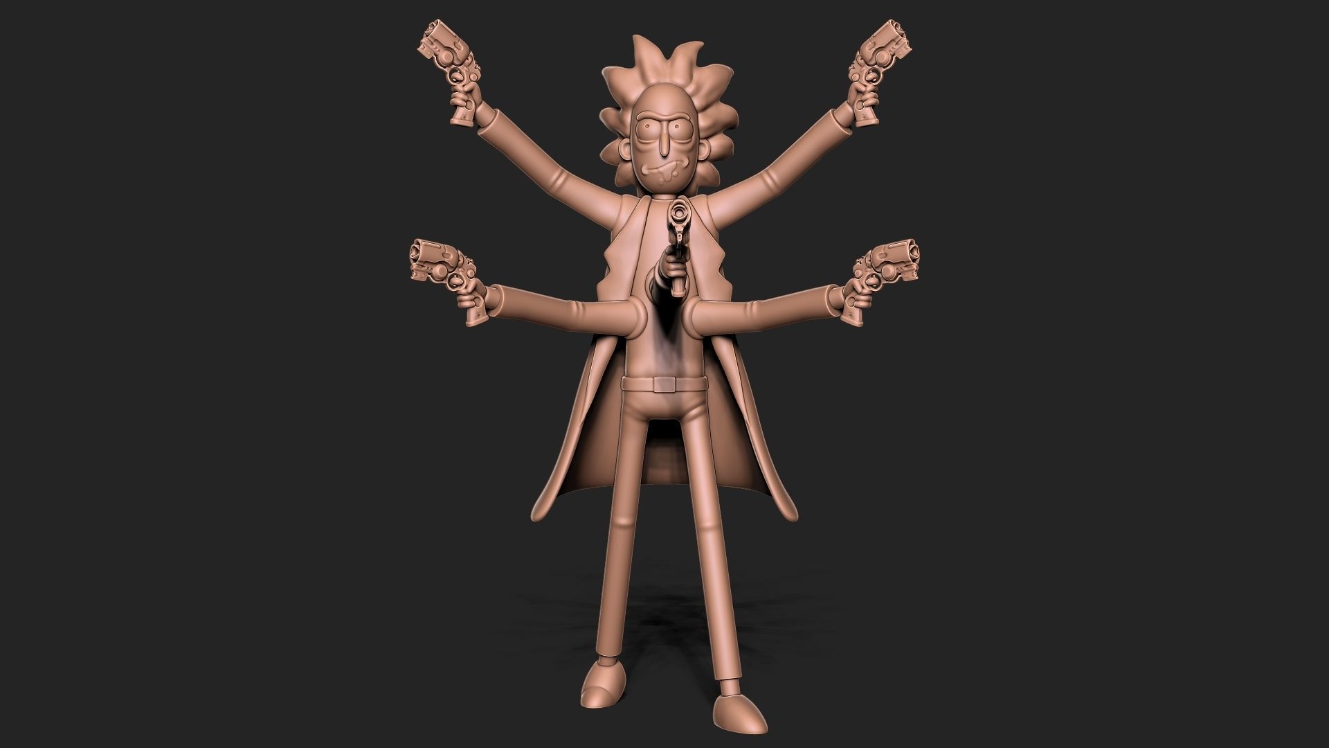 Rick and Morty 3D model 3D printable | CGTrader